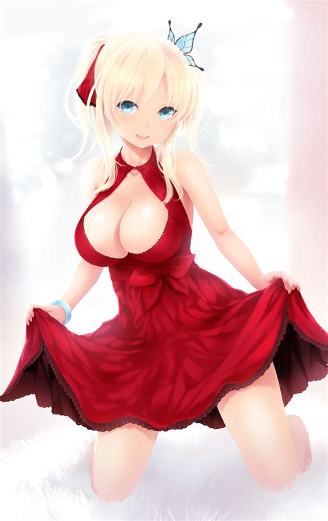 Fondos De Pantalla Ilustraci N Rubia Pelo Largo Anime Chicas