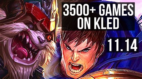 Kled Vs Garen Top M Mastery Games Legendary Kr