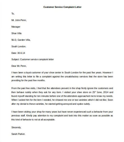 29 Free Complaint Letter Templates PDF DOC Free Premium Templates