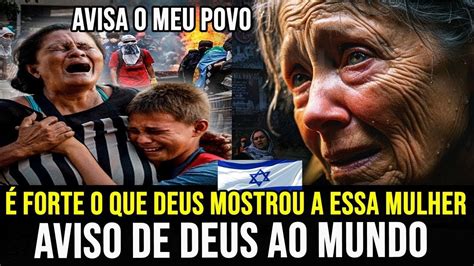 MEU DEUS VEJA O QUE DEUS MOSTROU A ESSA IRMÃ SE PREPAREM VEJAM ISSO