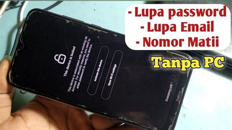 Cara Membuka Hp Xiaomi Yang Terkunci Akun Mi Tanpa Pc YouTube