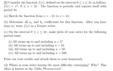 solved [1] consider the function f defined on the