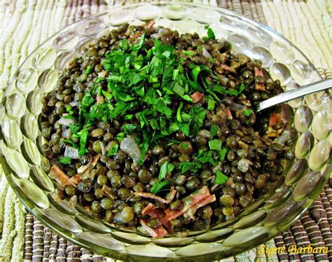 Salade de lentilles Authentique recette Gastronomie du Français