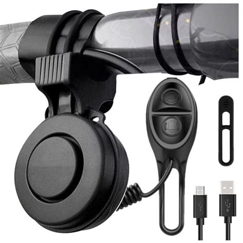 DZWONEK ROWEROWY KLAKSON ELEKTRONICZNY głośny DZWONEK DO ROWERU Z