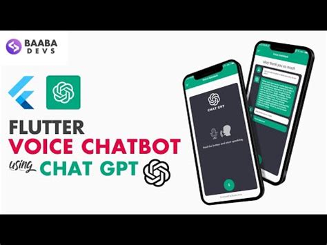 Flutter AI Flutter Chat GPT Voice Chatbot How To Build Your Own