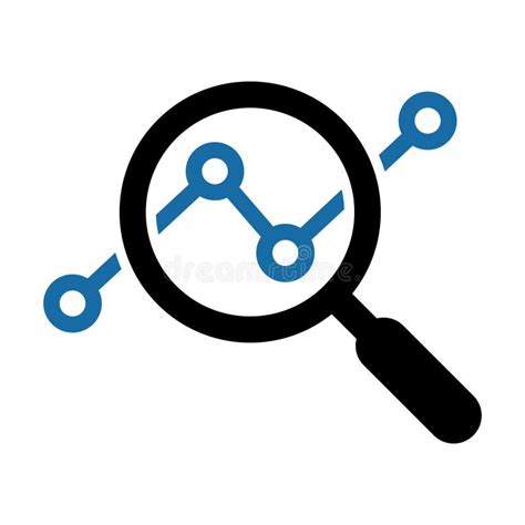 Analysis Icon Analytics Symbol Analyzing Vector Sign Marketing Research Icon Finance