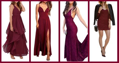 Total 96 Imagen Outfit Vestido Color Vino Abzlocal Mx