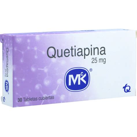Quetiapina 25Mg Tableta Recubierta Caja X 30 Tabletas Cruz Verde