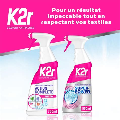 Stock Bureau K2R Action Complète Turbo Flacon 750mL Détachant
