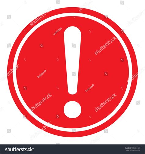 Hazard Warning Warn Symbol Vector Icon Stock Vector Royalty Free