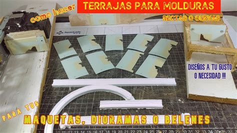 Como Hacer Terrajas O Plantillas De Molduras De Yeso Maquetas