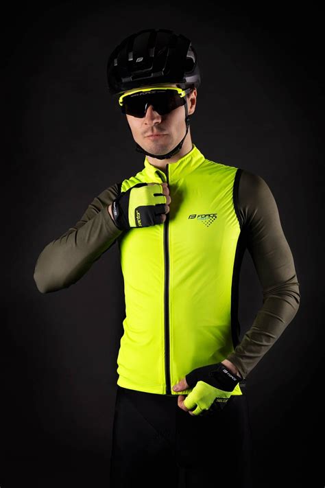 Kamizelka FORCE VISION Wiatroodporna Fluo M Force Hurtownia Rowerowa