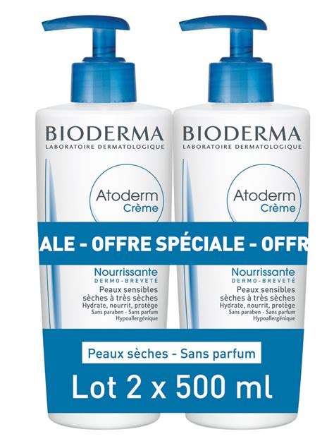Bioderma Atoderm Crème Ultra Nourrissant Lot de 2 x 500 ml