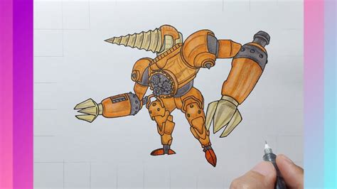 How To Draw Titan Drill Man In Skibidi Toilet Multiverse 013 YouTube