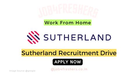 Sutherland Recruitment 2023 Permanent Work From Home Jobs For