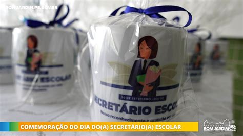 Comemoração do Dia do a Secretário a Escolar Prefeitura Municipal