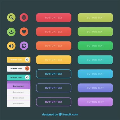 Free Vector Web Buttons At Vectorified Collection Of Free Vector
