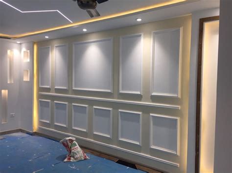 Wall Panelling In Pop Accent Wall Paint Interior Design Wall Paneling
