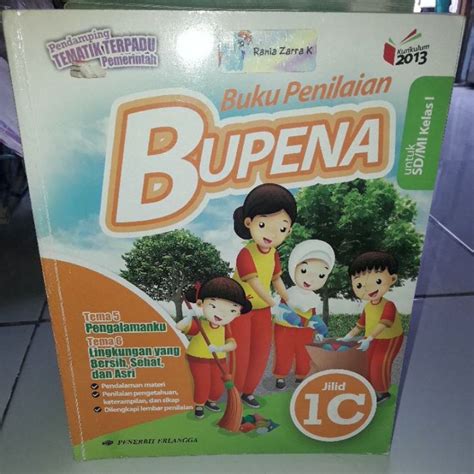 Jual BUKU ORI PENILAIAN BUPENA UNTUK SD MI KELAS 1 JILID 1C Shopee