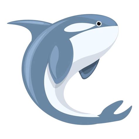 Premium Vector Killer Whale Tail Icon Cartoon Of Killer Whale Tail