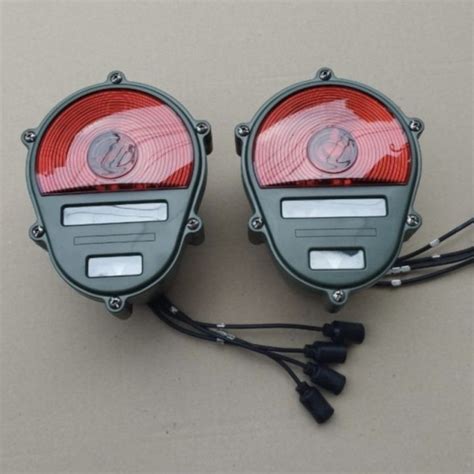 Set Lampu Stop Lamp Stoplamp Belakang Tengkorak Military Jeep Willys