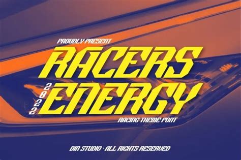 14 Best Racing Fonts To Create Stunning Design Din Studio