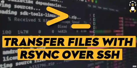 How To Transfer Files With Rsync Over SSH Its Linux FOSS