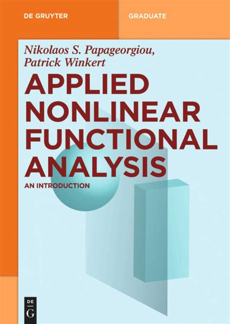 applied nonlinear functional analysis