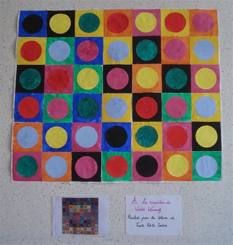 A la manière de Vasarely TPS Autour de à la manière de