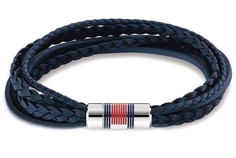 Bransoletka M Ska Tommy Hilfiger Granatowa Plecionka