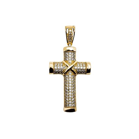Dije Cruz Crixus Joyería Piedra Oro 10k Coppel