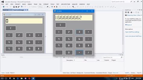 How To Create A Simple Calculator In Visual Basic Net YouTube