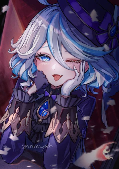 Furina Genshin Impact Drawn By Nanamo Yado Danbooru