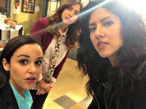 Melissa Fumeros Exclusive Photos From The Set Of Brooklyn Nine Nine Brooklyn Nine Nine Amy
