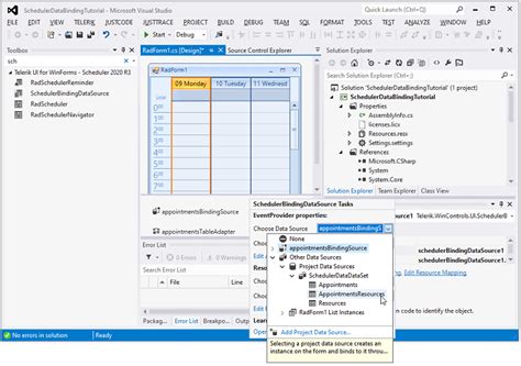 data binding winforms dropdownlist control telerik ui