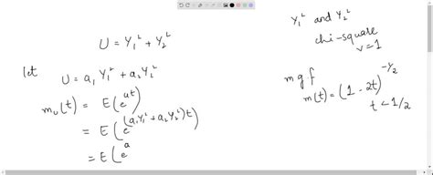 solved suppose that y1 and y2 are independent standard normal random variables find the