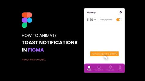 How To Animate Toast Notifications In Figma Prototyping YouTube