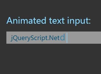 Amazing JQuery Plugins Animated Text Input With JQuery And CSS3