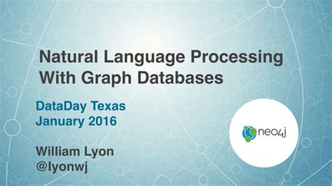 natural language processing with graph databases and neo4j ppt