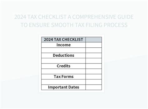Free Taxes Templates For Google Sheets And Microsoft Excel