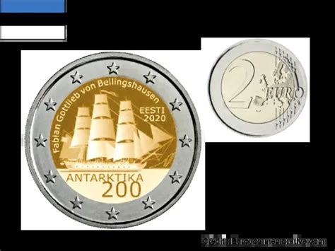 2 EUROS COMMÉMORATIVE Estonie 2020 Antarctique UNC EUR 3 90 PicClick FR