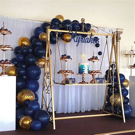 Buy PartyWoo Navy Blue Gold Balloons 35 Pcs 12 In Navy Blue Balloons