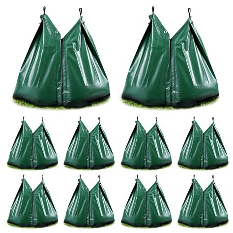 10x Sac d irrigation arbre 75L Sacs d arrosage d arbre Sac à déchets