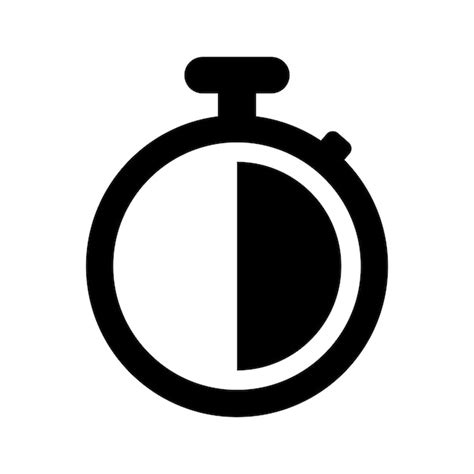 Vector icono de cronómetro Vector Premium