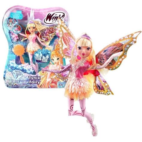 Winx Club Tynix Fairy Stella Poupée 28cm avec magique Robe Achat