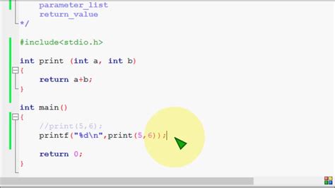 bangla c programming tutorial 76 function basic parameter list hd youtube
