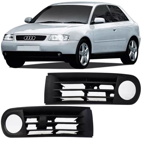 Par Grade Moldura Farol Milha Audi A Escorrega