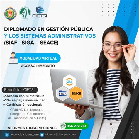 Diplomado En Gestion Publica Y Los Sistemas Administrativos Siaf Siga Seace
