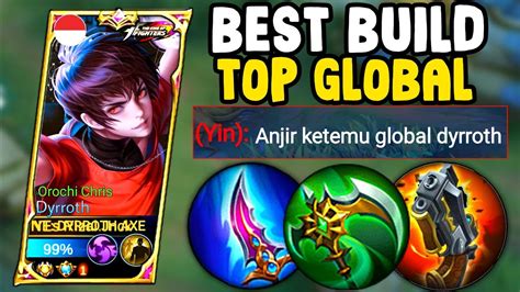 Build Dyrroth Tersakit Top Global Item Dyrroth Tersakit