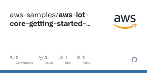 github aws samples aws iot core getting started micropython